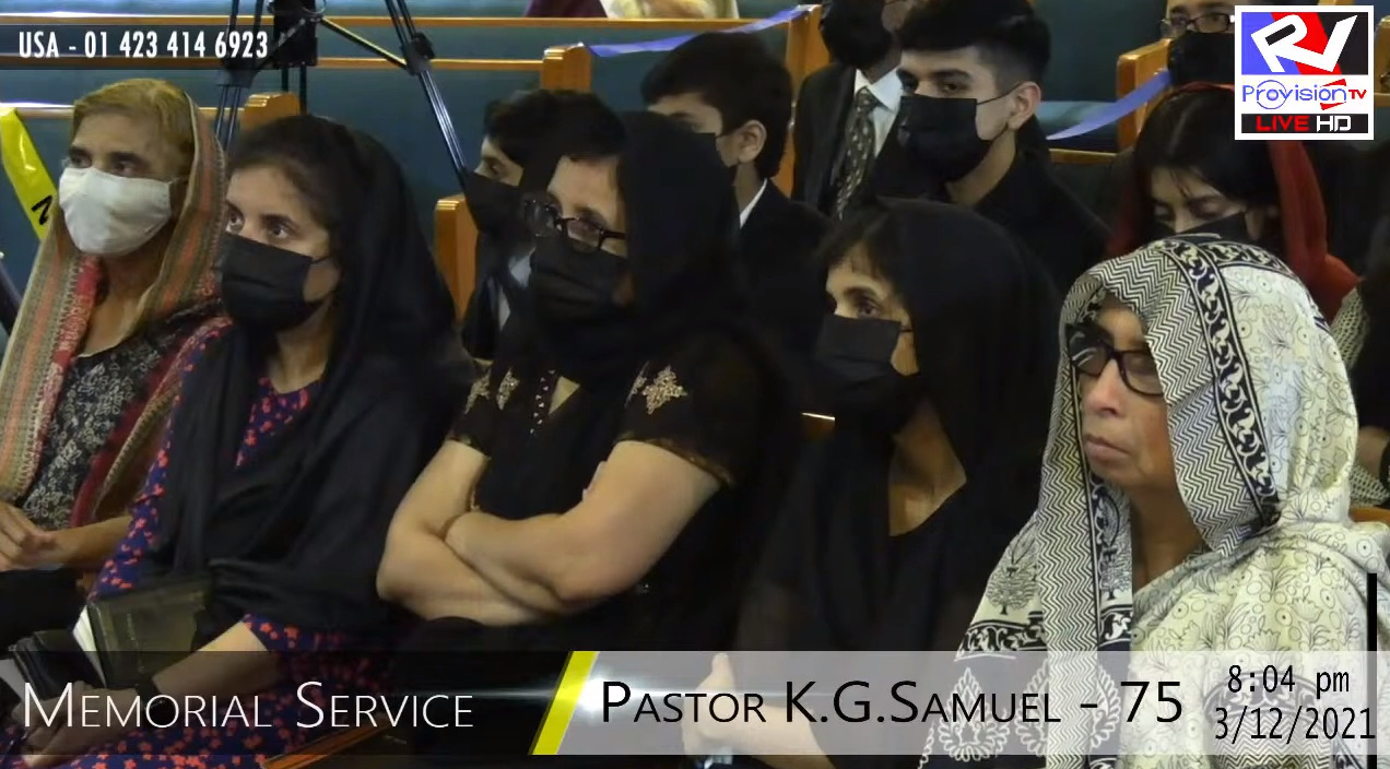 Pastor K.G. Samuel- 75 | Memorial Service | 3/12/2021