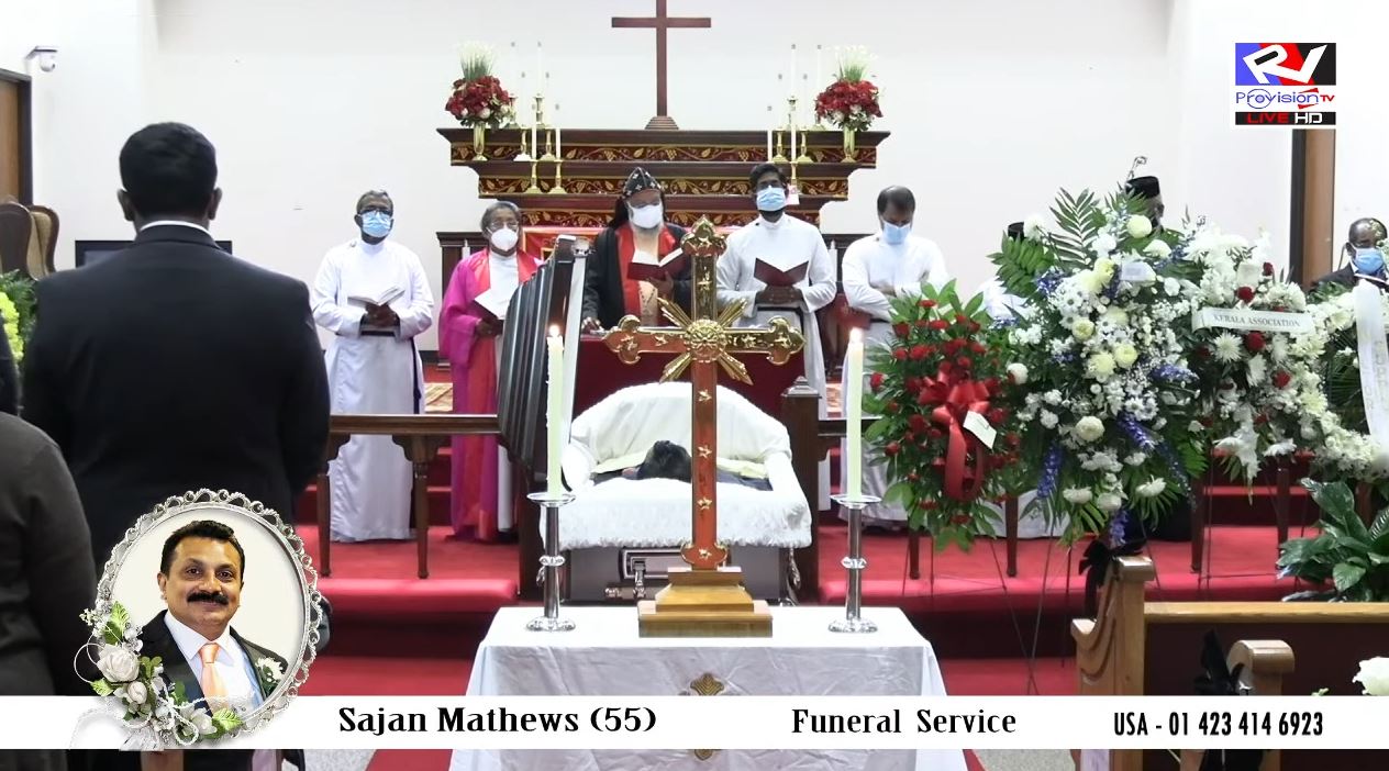 Sajan Mathews (55) Funeral Service 11/24/2021